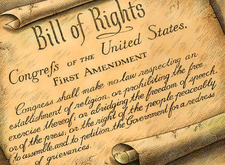 Bill of rights of the US constitution